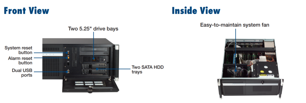 Advantech ACP-4320 - Châssis rackable 4U industriel | Ozone Connect